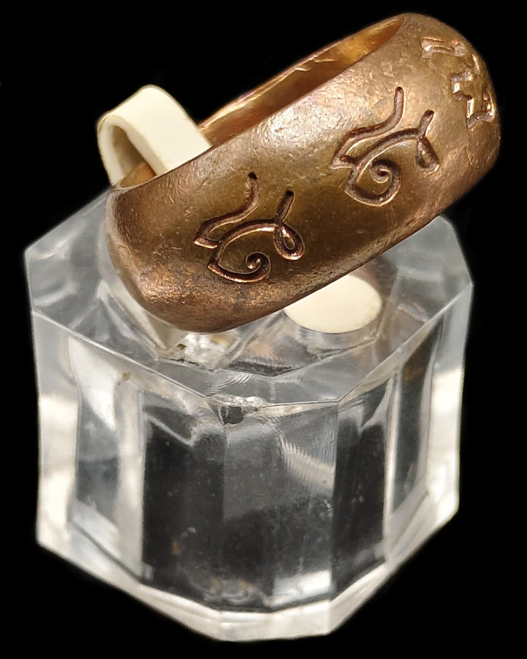 Copper Ring LP Mun Wat Banjan Temple BE2543 Sao 5 Bucha Khru Charm ...