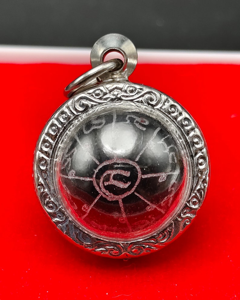 Look Om Black Crystal Ball Manee Nopparat Look Kaew LP Doo Wat Sakae ...