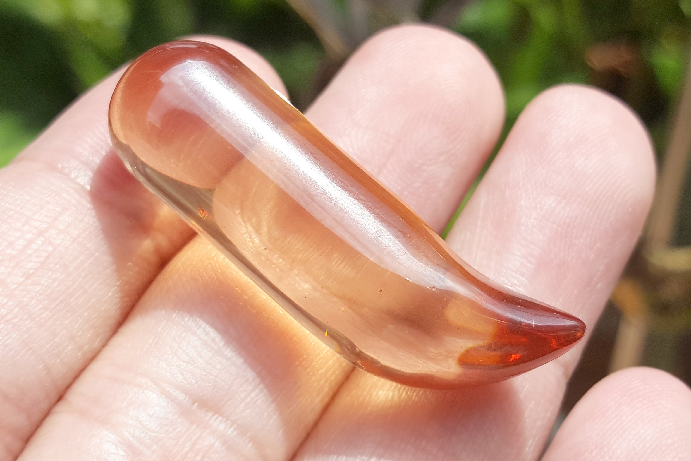 Mystic Orange Energy Naga FANG Eye Gem Crystal Luck Thai - Etsy Australia