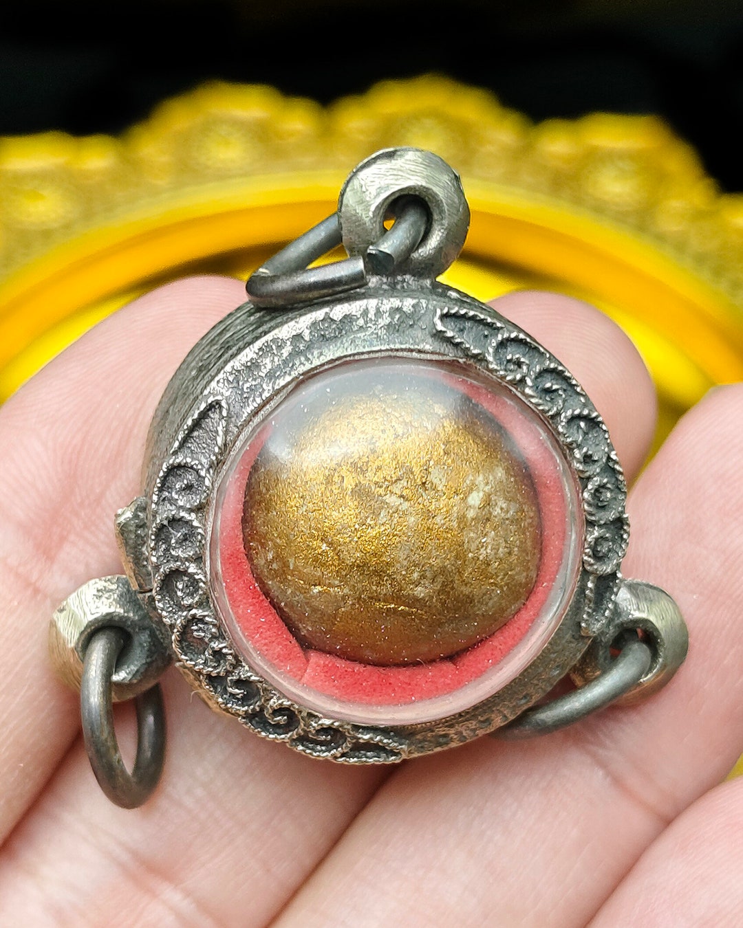 Wonderful Powder Rare Look Om Prai LP Tim Wat Lahanrai Fetish Talisman ...