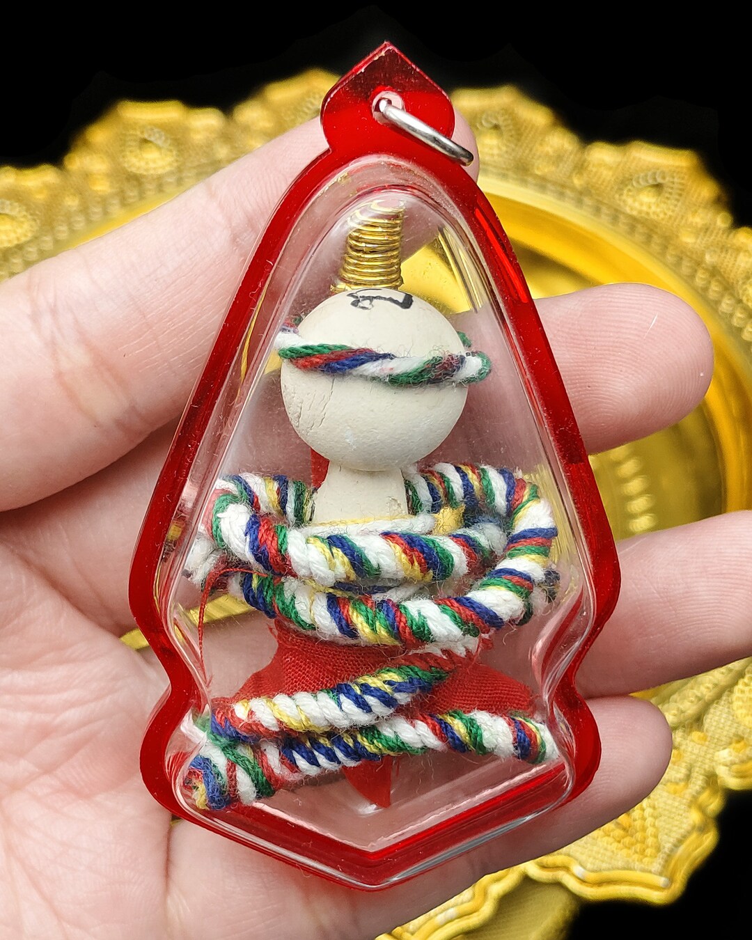 Cased Voodoo Hoon Payon Kruba Wang Wat Ban Den Warrior Guardian Charm ...