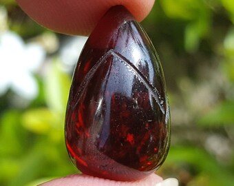 Mystic Red Energy Naga FANG Eye Gem Crystal Luck Thai Amulet - Etsy