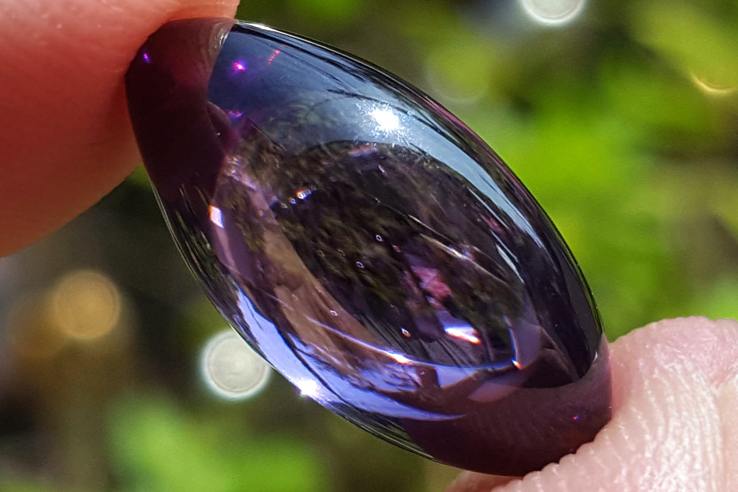 Power Mystic Purple Shape Rugby Naga Eye Gem Crystal Luck Thai - Etsy