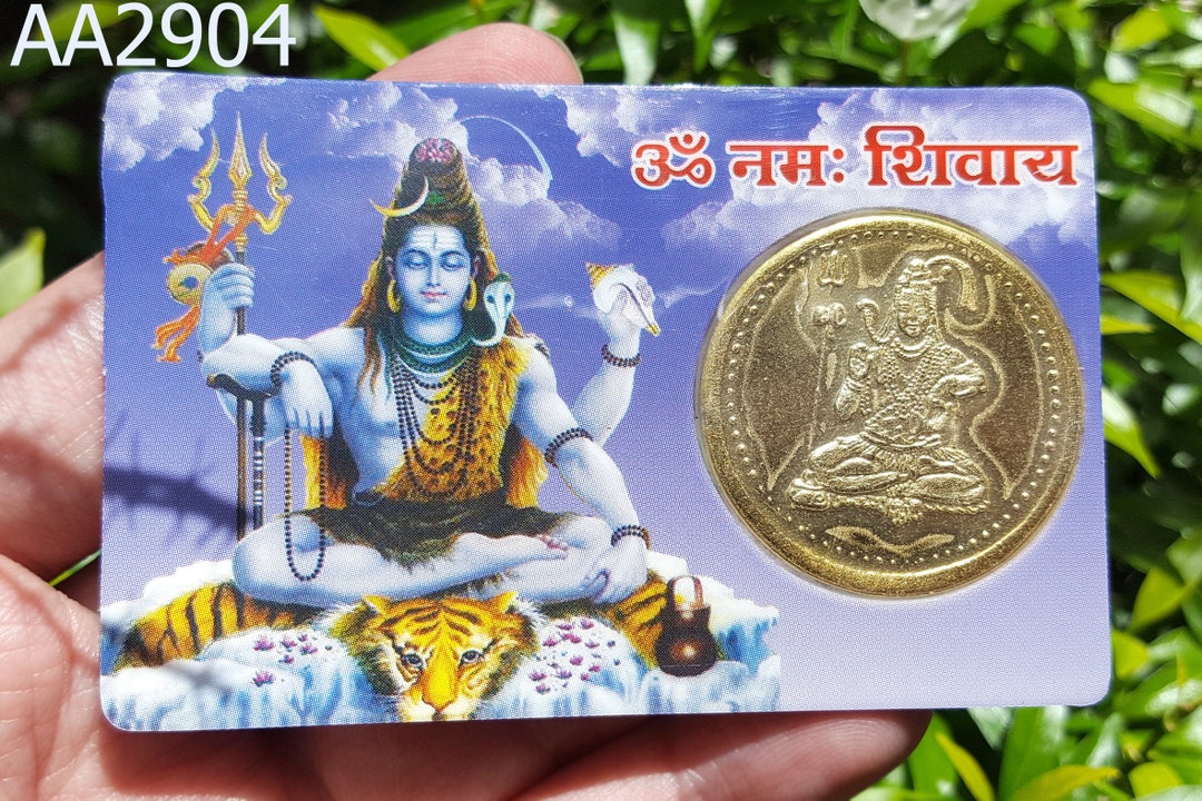 Silver Coin Hindu Goddess Shiva the Destroyer Collection - Etsy