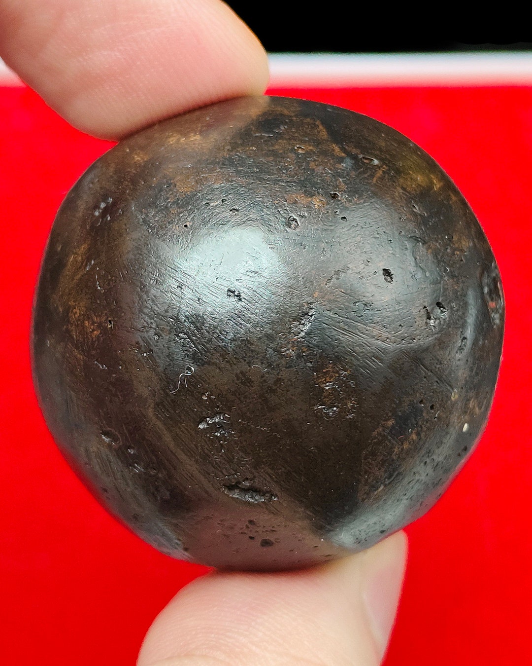 Rare Powerful Sarced Leklai Stone Sphere Ball Charm Protection Talisman ...