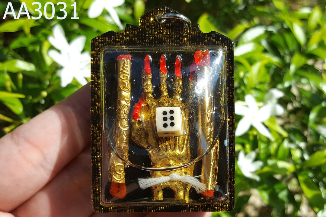 Gambling Amulet Hand Ghost Prai Ajarn Manit Wat Ban Nong Khaen Kod Hang ...