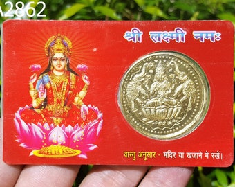 Gold Lakshmi Coin - Etsy