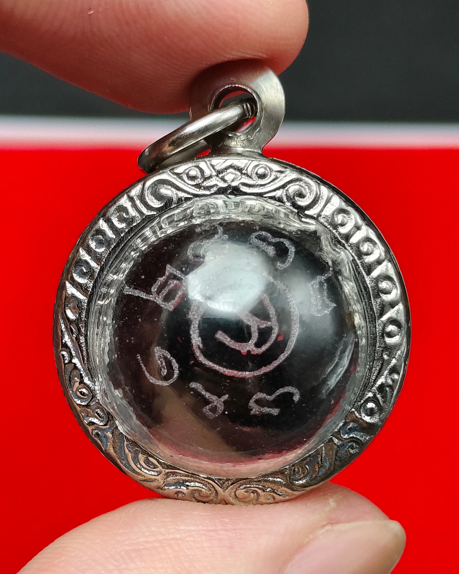 Look Om Black Crystal Ball Manee Nopparat Look Kaew LP Doo Wat Sakae ...