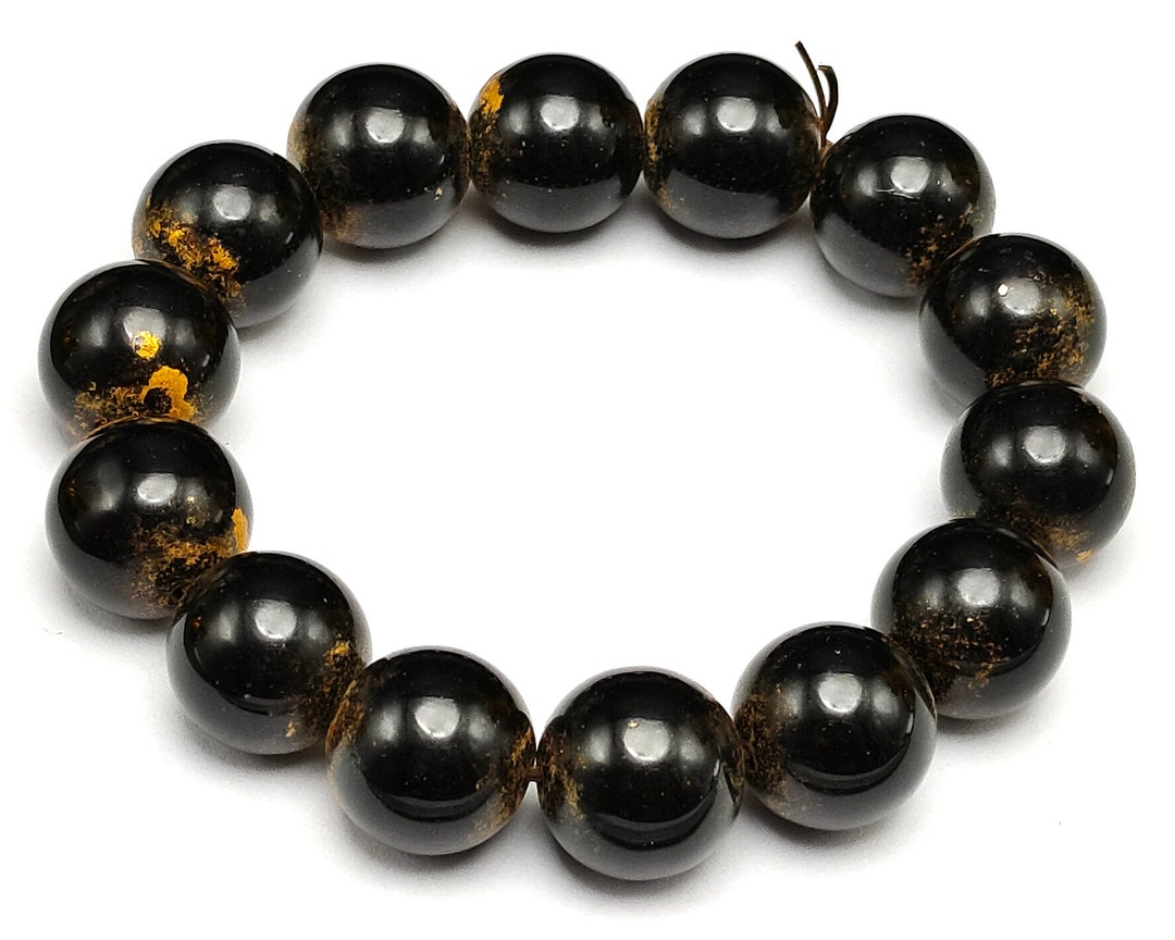 Bracelet Somdej Toh Wat Phra Kaew Black Stone Charm Protect Attract ...