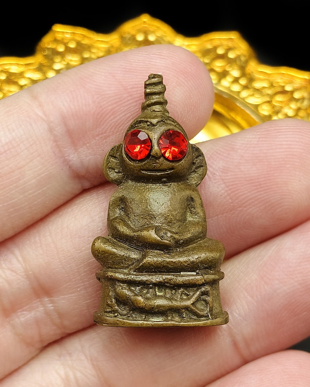 Phra Ngang Red Eyes LP Goy Wat Khao Din Tai BE51 Love Attraction Magic ...