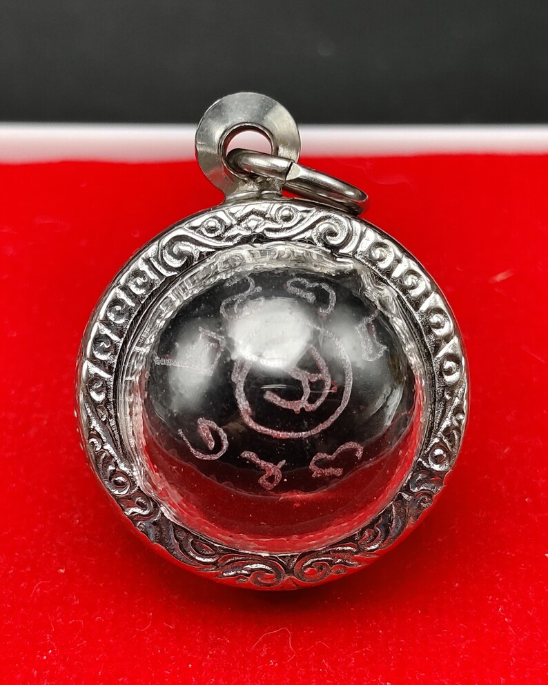 Look Om Black Crystal Ball Manee Nopparat Look Kaew LP Doo Wat Sakae ...
