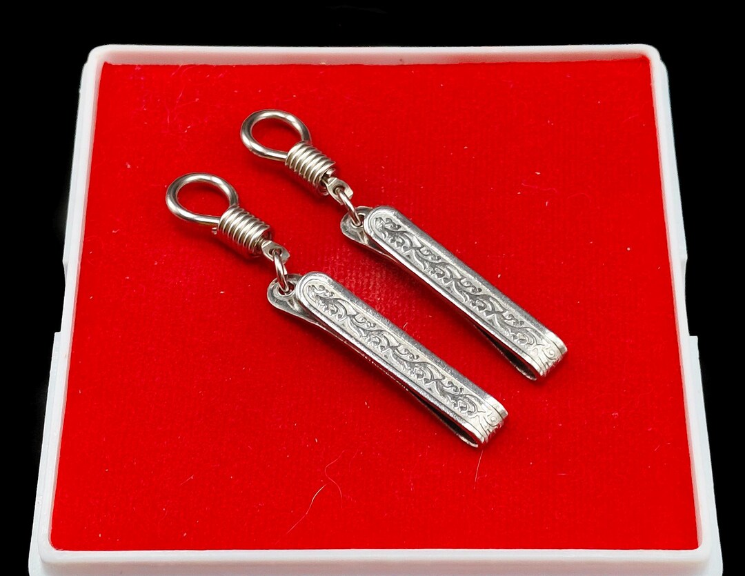 Stainless Steel Clips for Hanging Amulet Yanta Wealth Lucky Rich Charm ...