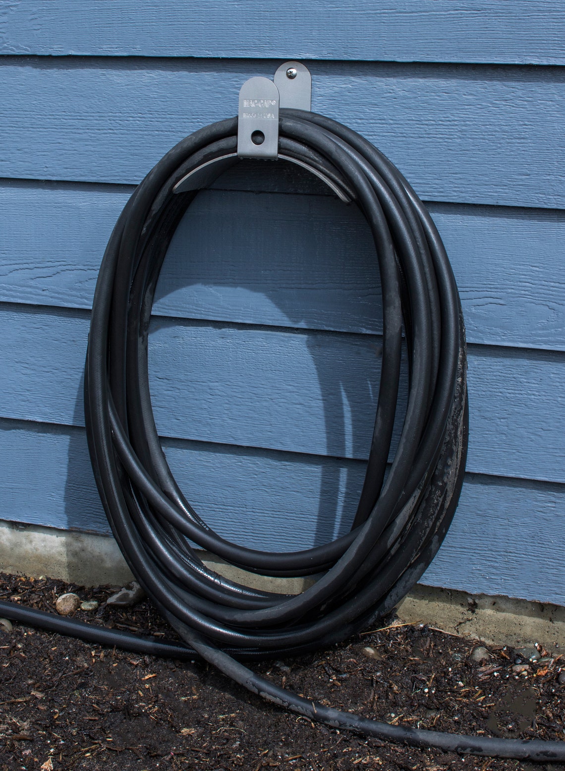 Standard Size Holds 100' Rust Free Satin Finish Hose Holder Rack ...