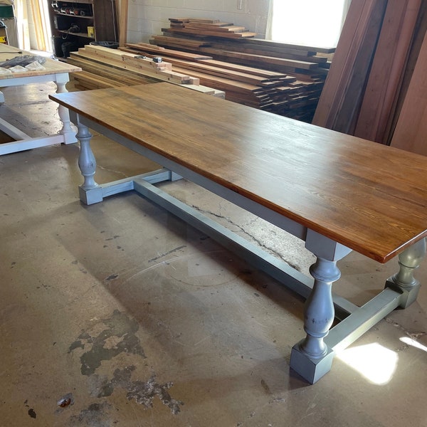 Painted Dining Table - Etsy