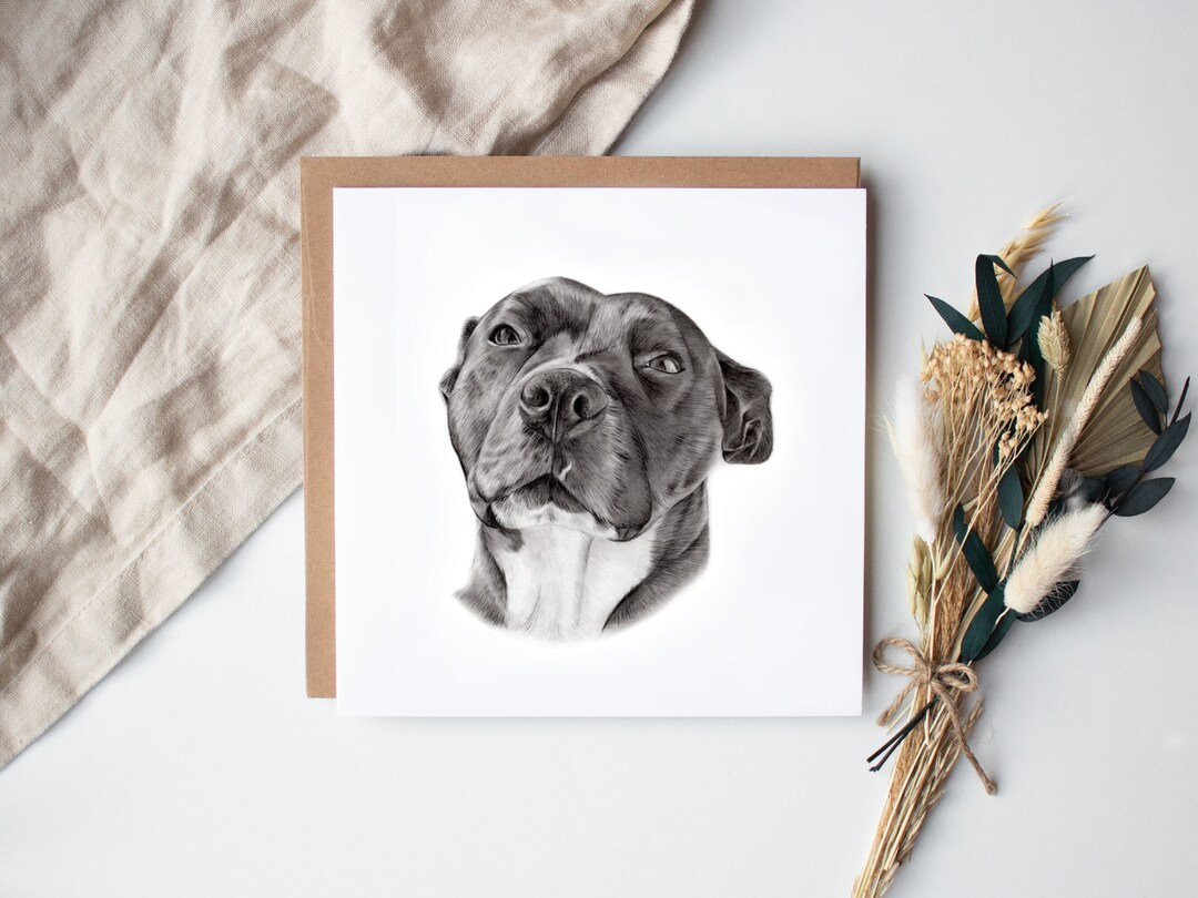 Staffie Birthday Card, Staffordshire Bull Terrier Gifts, Staffy ...
