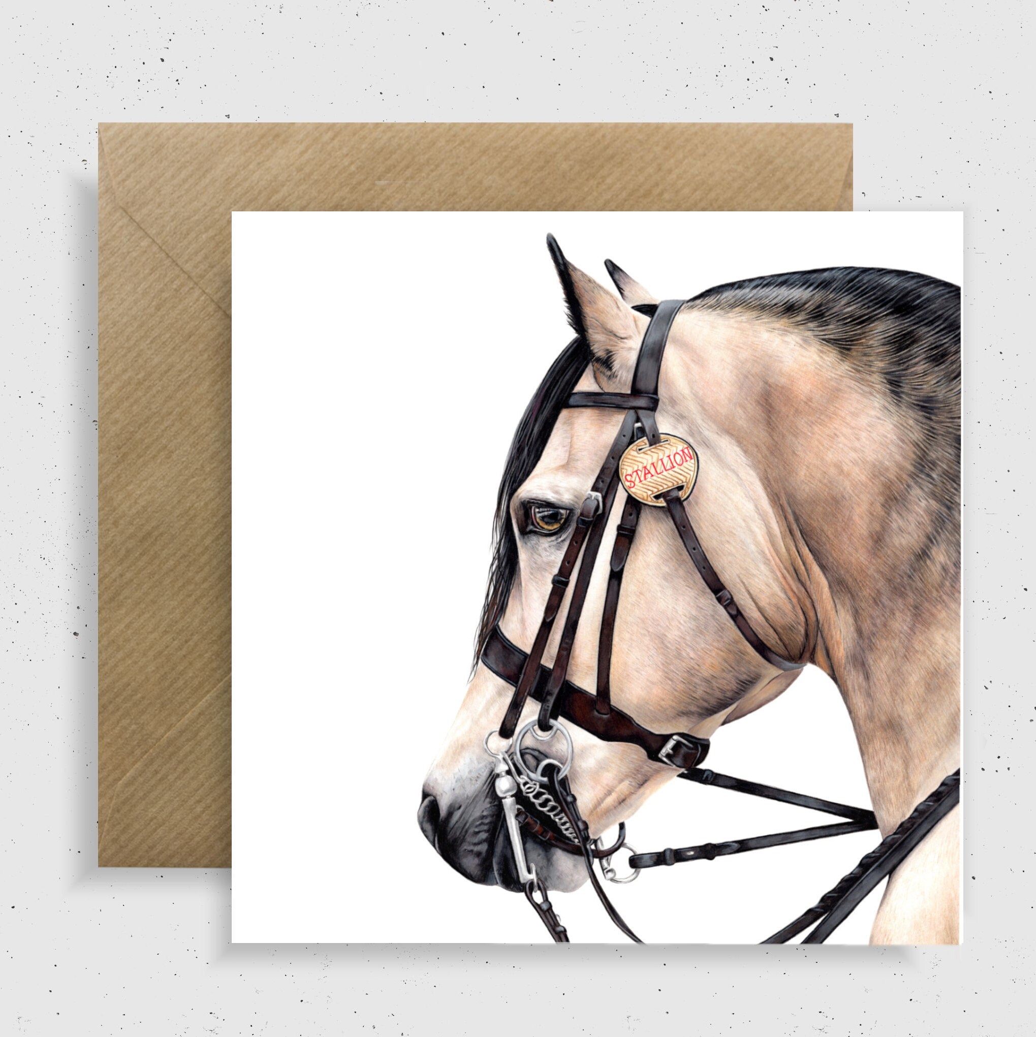 Horse Greeting Card Welsh Cob Card Blank Card Stallion - Etsy