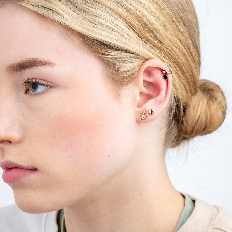 Sleep & Insomnia Ear Map - Gold/silver/rose Gold/natural Ear Seeds ...