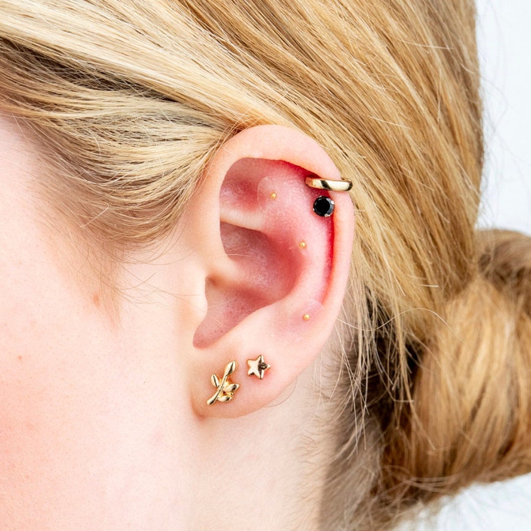 Gold Plated Ear Seeds: Acupressure for Stress & Anxiety (20 Count) - Etsy
