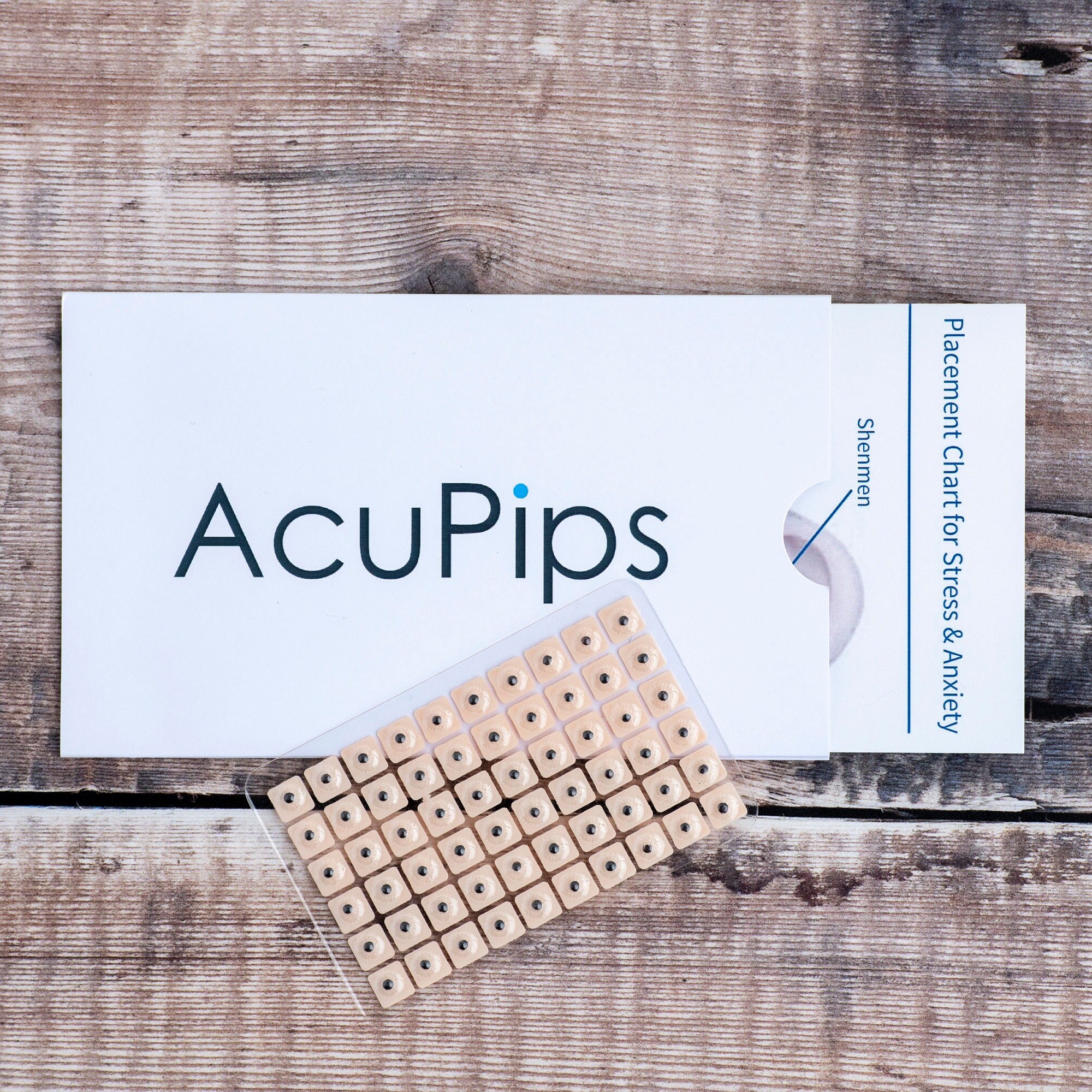 60 Ear Seeds and Ear Chart for Stress & Anxiety. Acupuncturist Designed ...