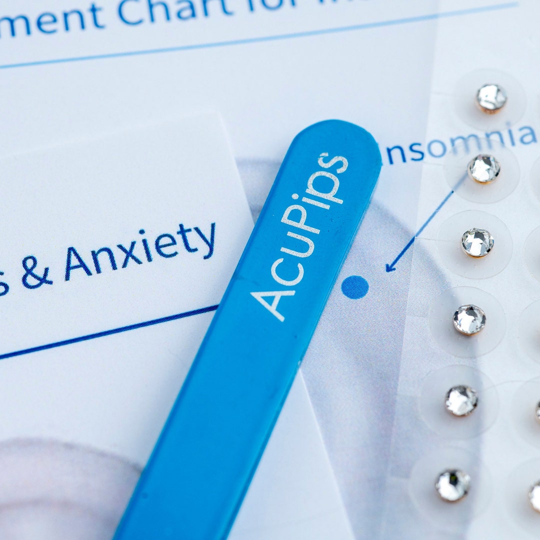 Crystal Ear Seed Kit for Stress & Anxiety. Acupuncturist Designed ...