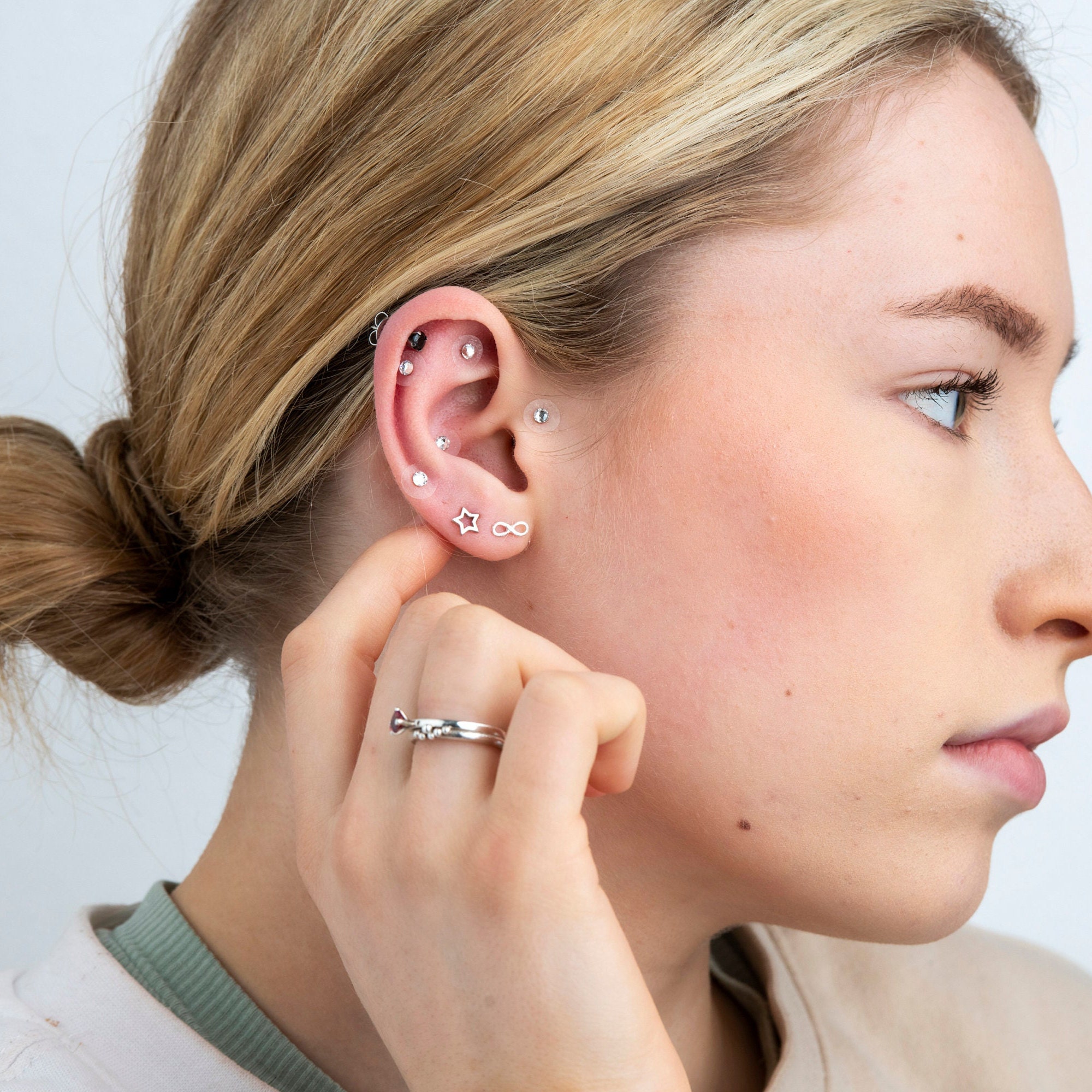 Everyday Wellbeing Ear Seed Kit - Swarovski Crystal/rainbow Ear Seeds ...