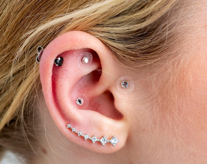 Printable Ear Seed Placement Chart Comprehensive Acupuncture Ear Chart ...