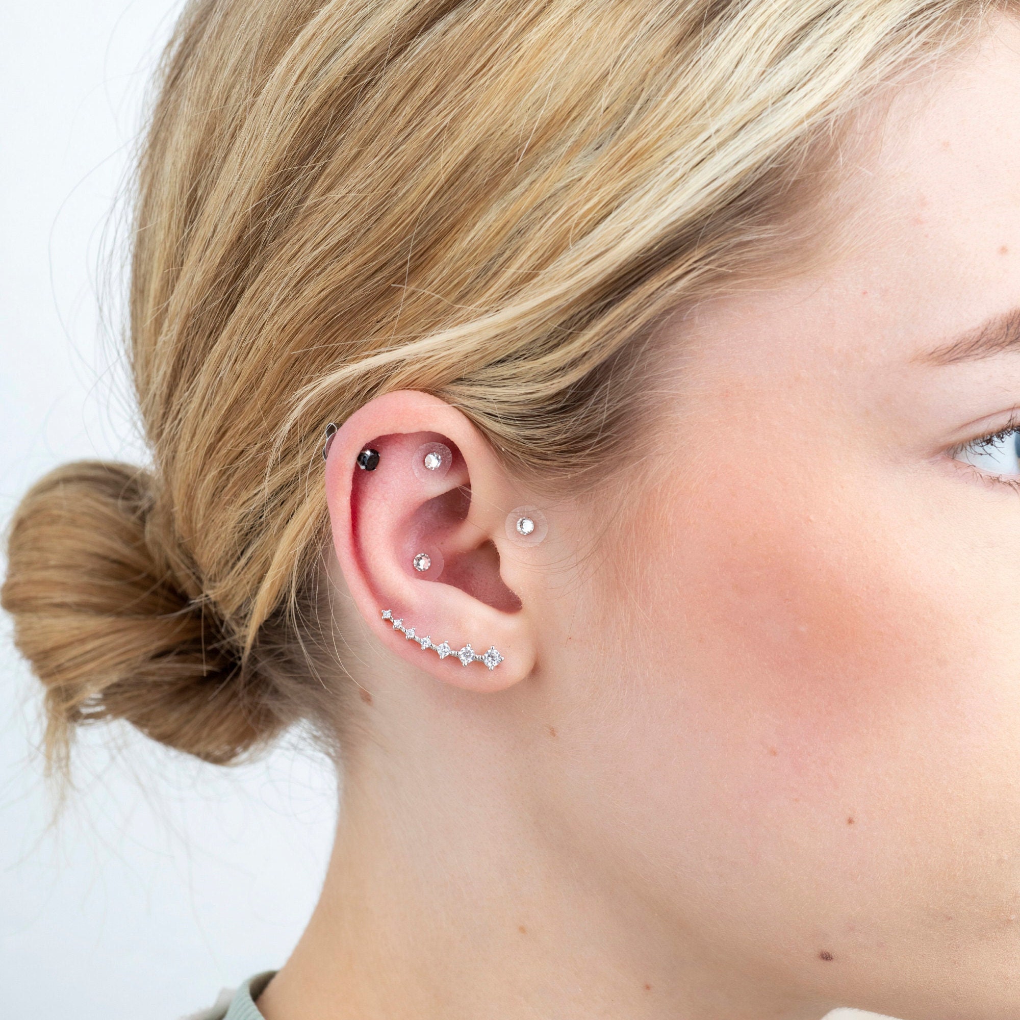 Cravings Ear Map & Ear Seeds - Swarovski Crystal. Appetite Control ...