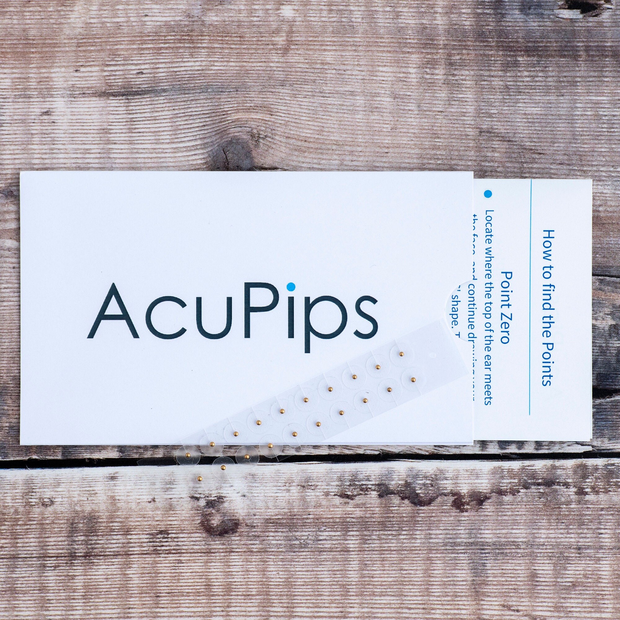 Tiny Gold Ear Seeds With Placement Chart for Stress & Anxiety ...