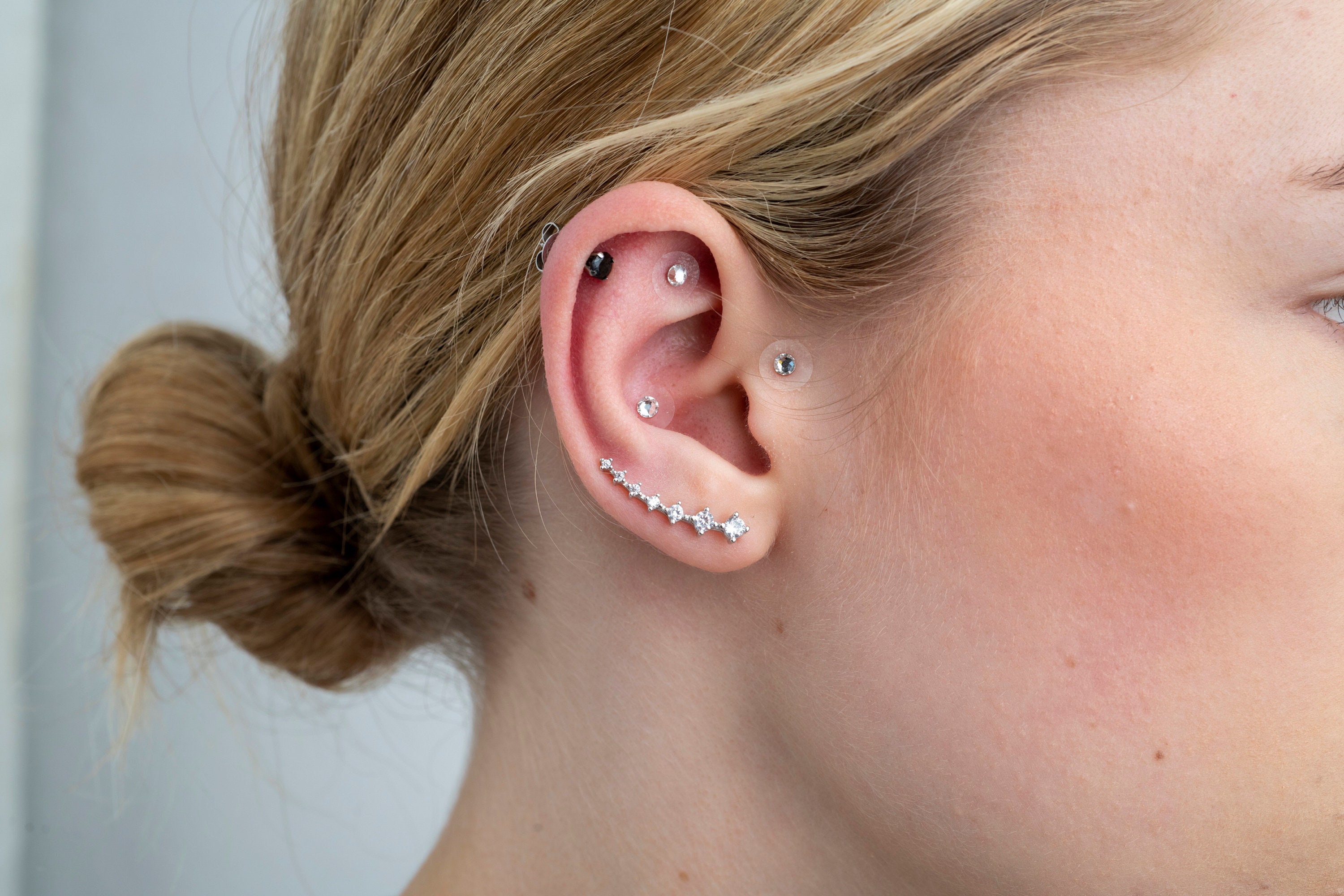 MENOPAUSE Acupressure Ear Seed Kit. 20 Crystal & 60 Natural Ear Seeds ...