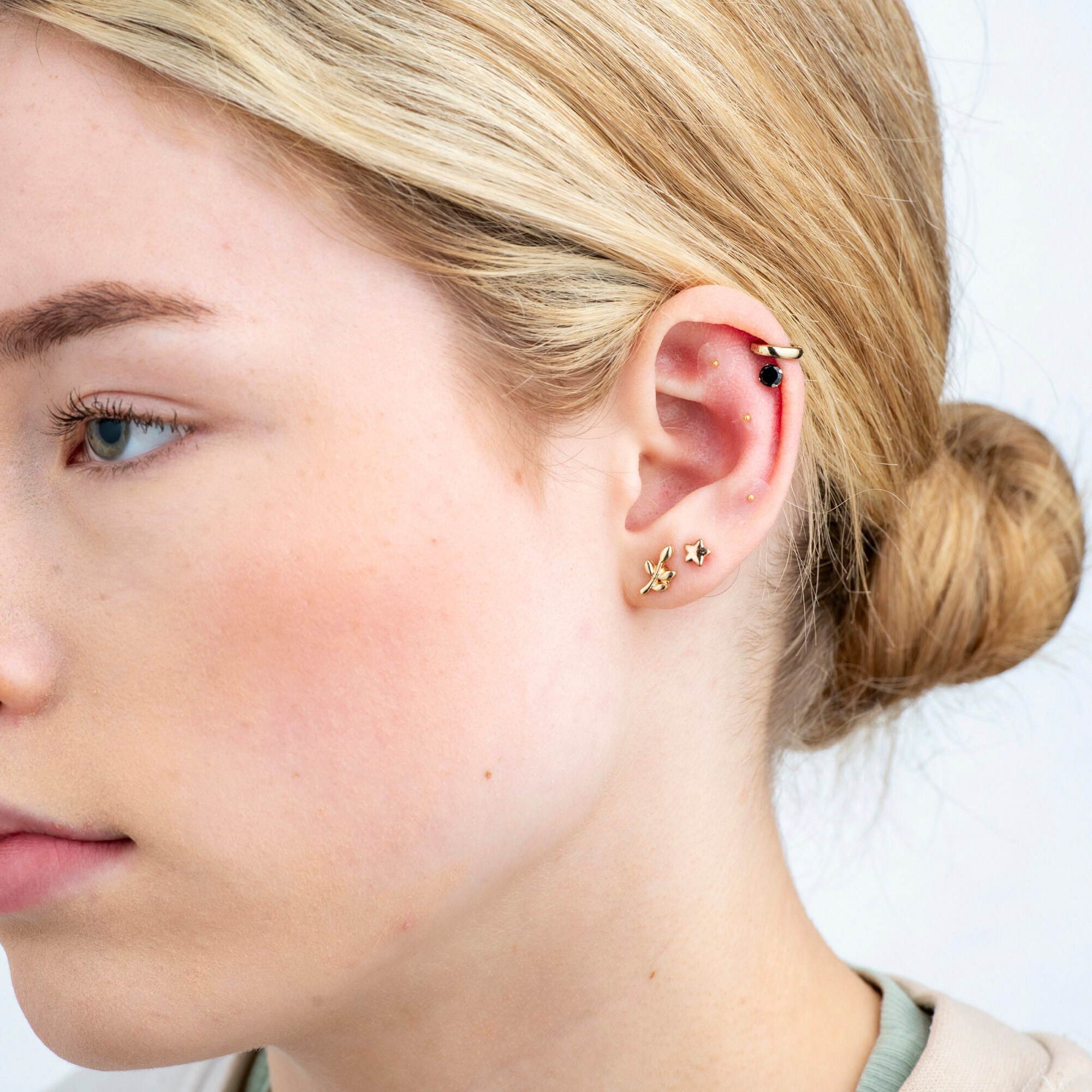 Tiny Gold Ear Seeds With Chart for Migraines. Acupuncturist Designed ...