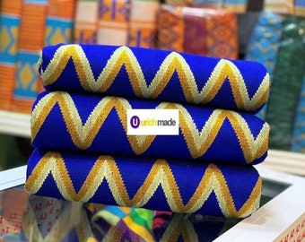 Blue Kente Fabric - Etsy