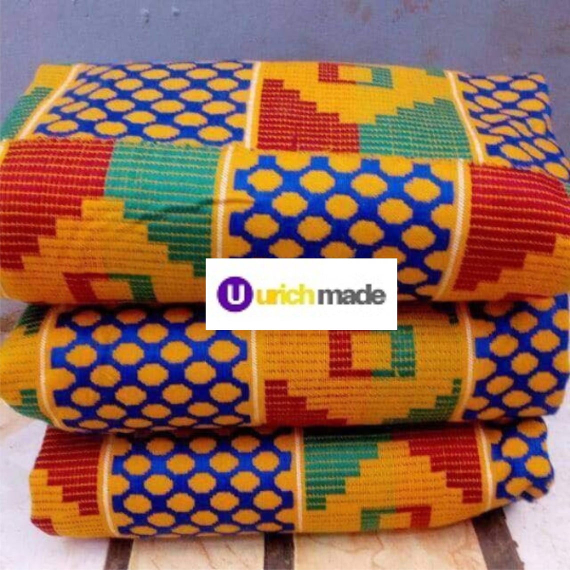 Authentic Kente 4 & 6 Yards Genuine Ghana Handwoven Kente - Etsy