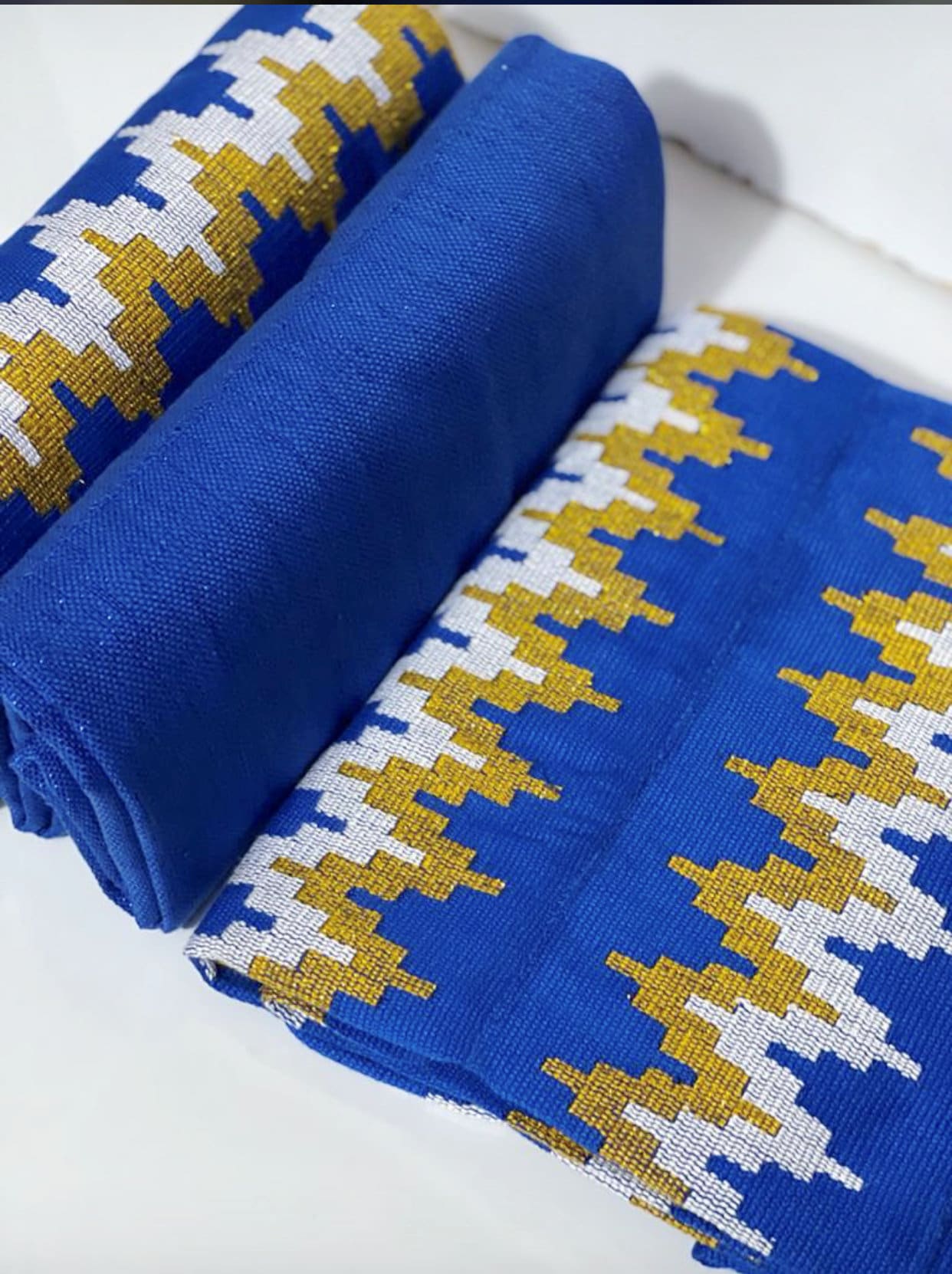 Blue Kente Cloth