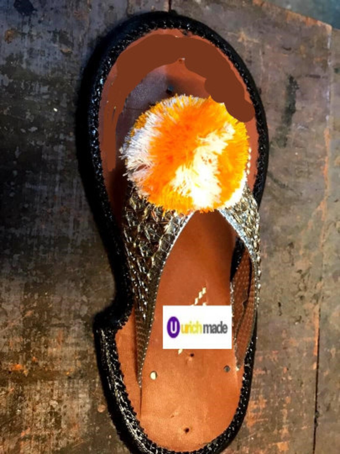 Women Authentic Ahenema Traditional Ghanaian Leather Handmade | Etsy