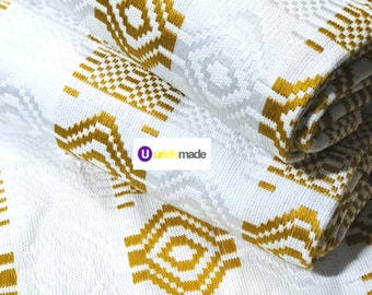 Gold and White Handwoven Authentic 6 & 12 Yards Ghana Kente | Etsy
