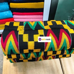 Ghana Handwoven Kente Fabric/kente Cloth Called Fatia Fata Nkrumah. - Etsy