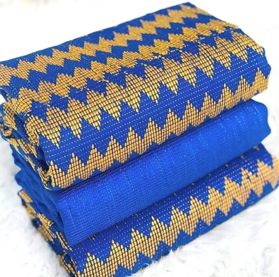 Blue Kente Cloth