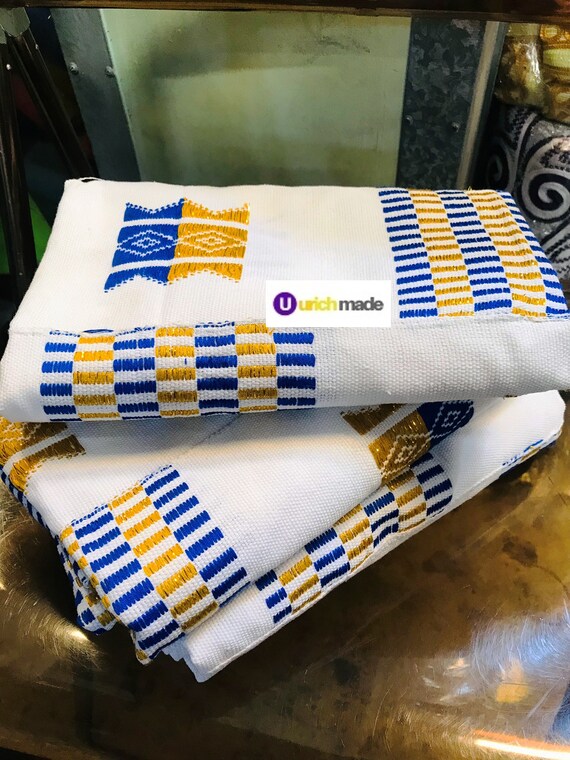 Blue Kente Cloth