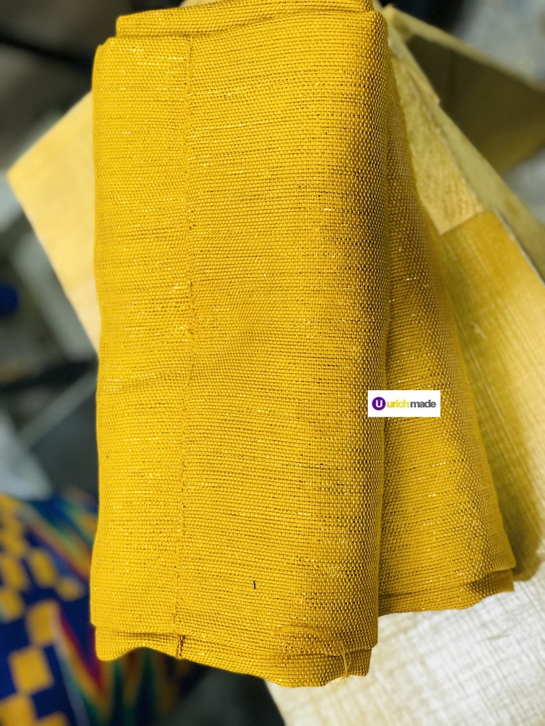 Traditional Plain Kente Fabric and Kente Cloth From Ghana - Etsy