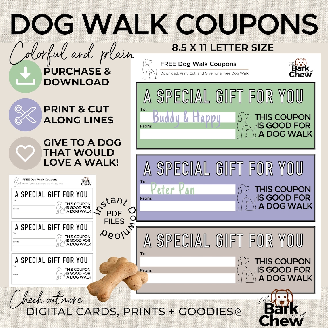 Dog Walk Coupons | Dogs | Dog Printable Coupon | Dog Walk | Free Walk ...
