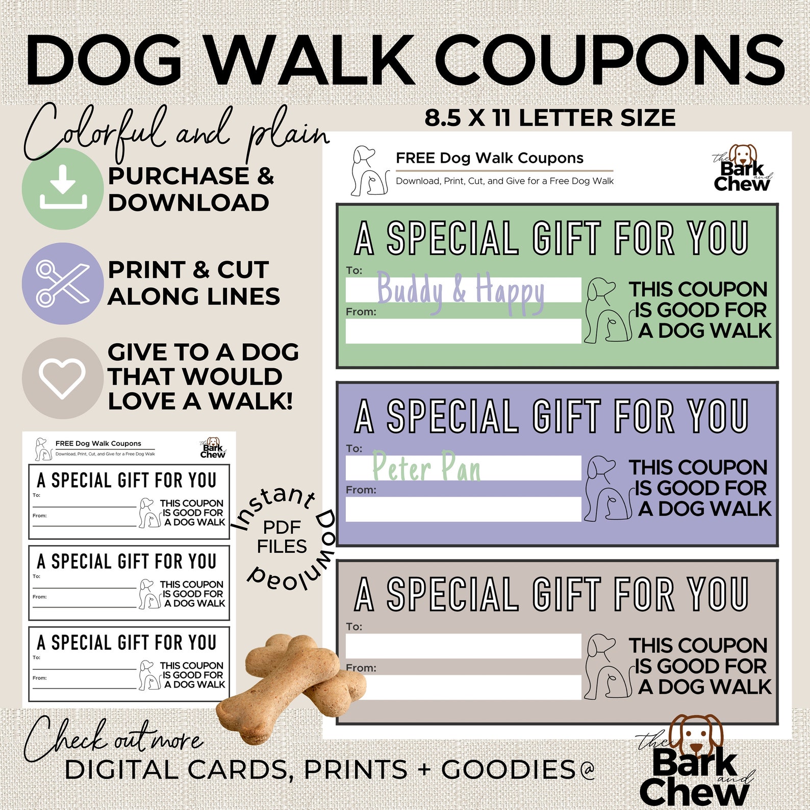 Dog Walk Coupons | Dogs | Dog Printable Coupon | Dog Walk | Free Walk ...