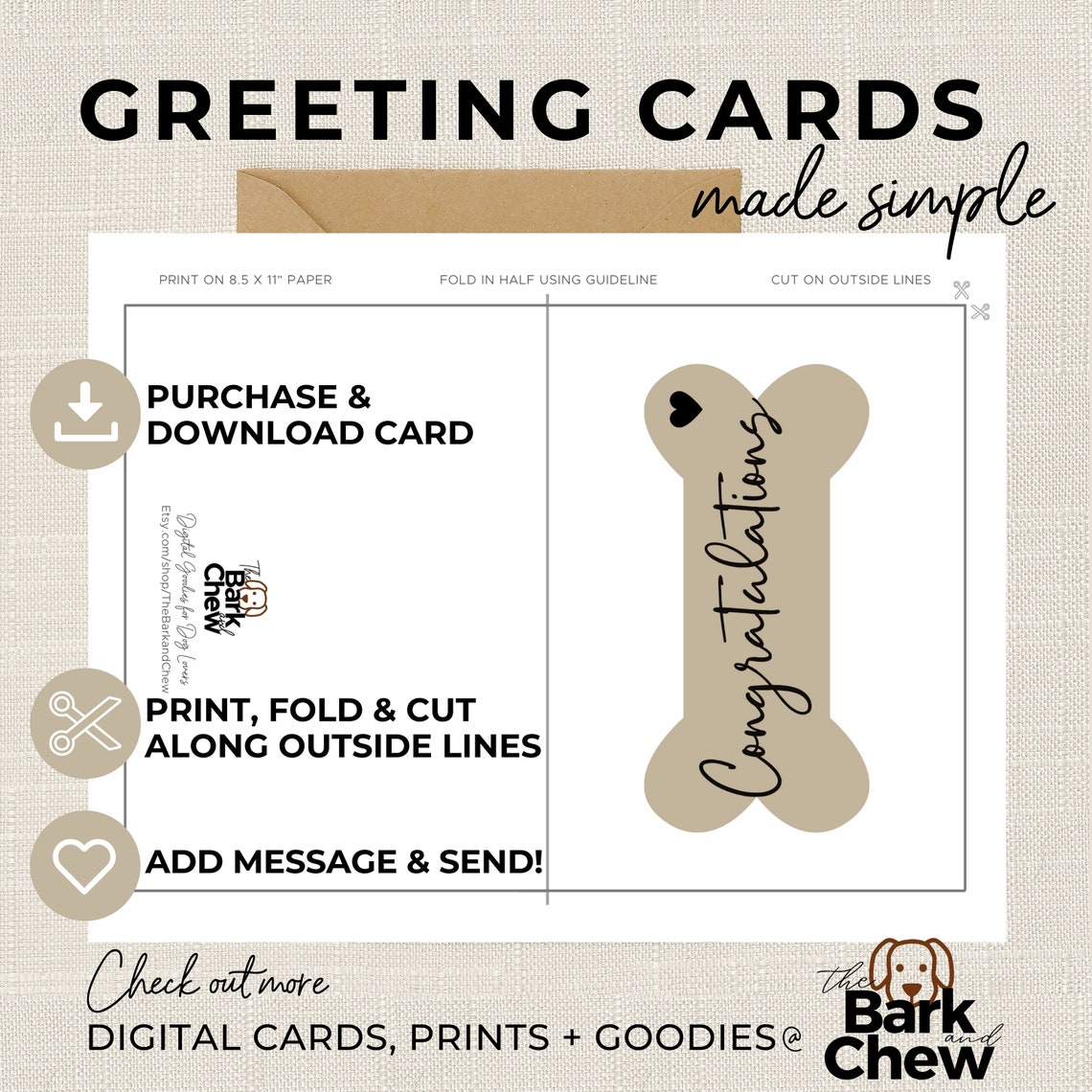 Congratulations | Dog Card | New Dog | New Puppy | Happy Gotcha Day ...