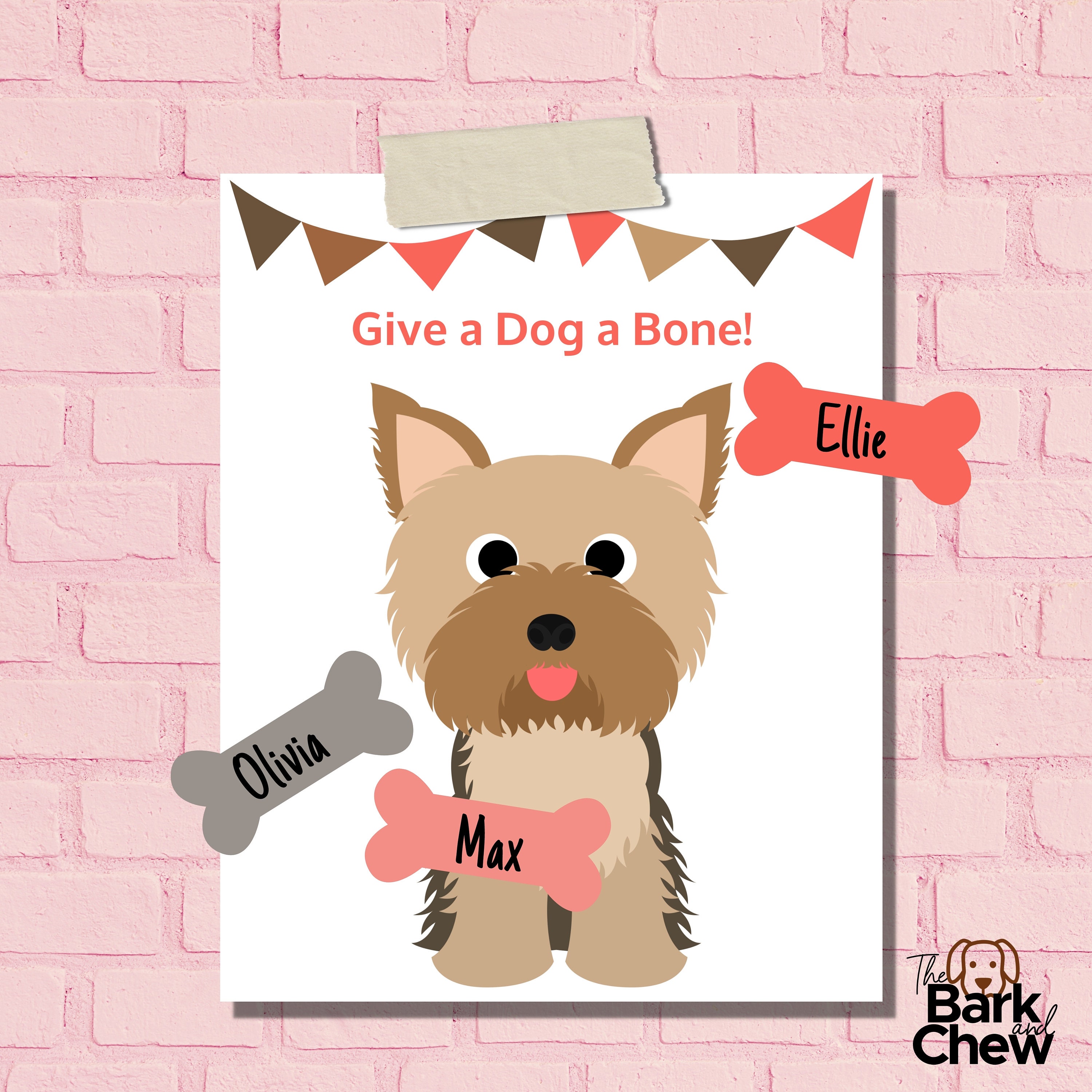 Give A Dog A Bone Game | Dog Party Game | Dog Birthday Party | Dogs ...