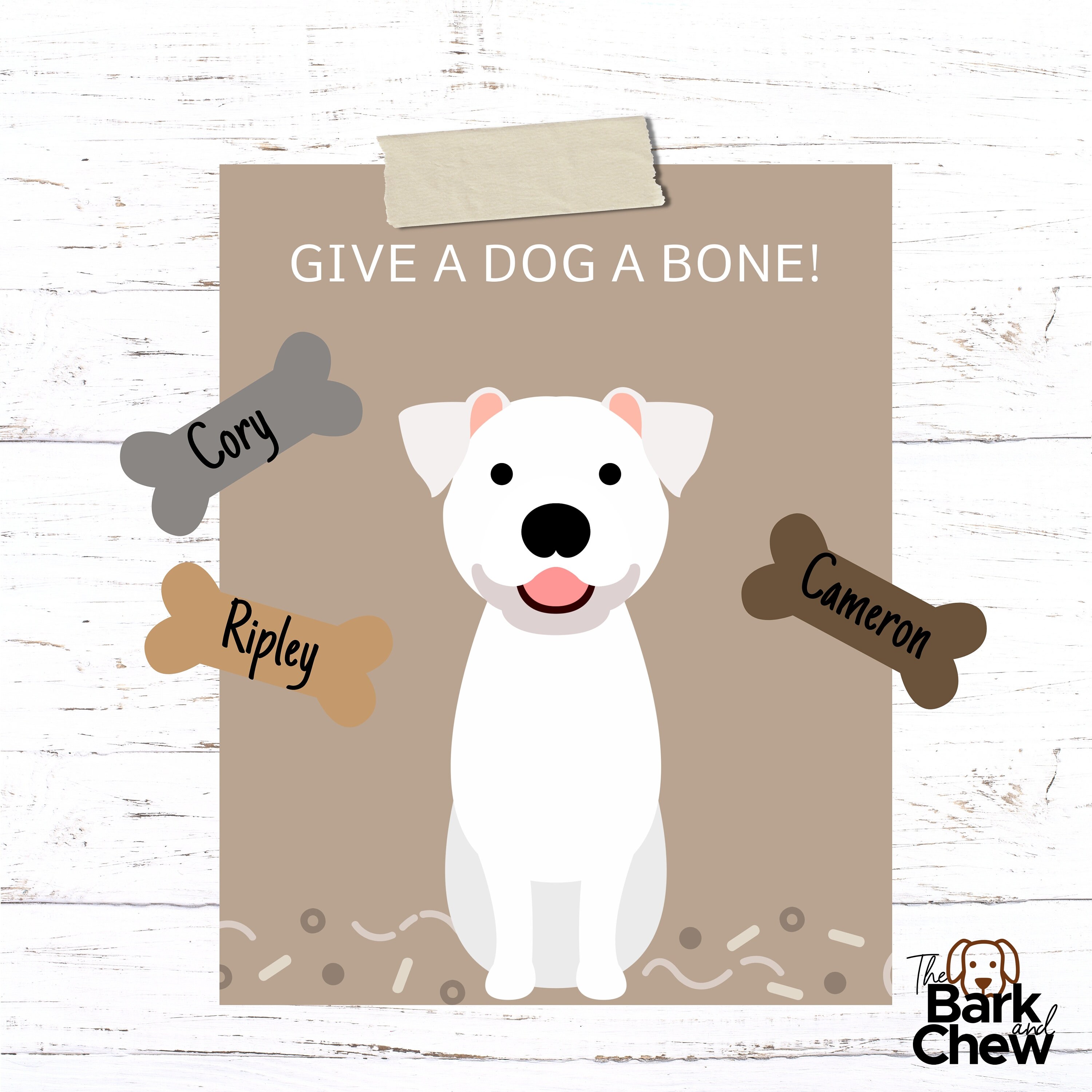 Give A Dog A Bone | Dog Party Game | Dog Birthday Party | Dog Reveal ...