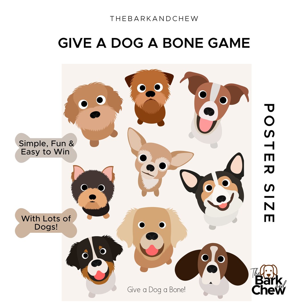 Give A Dog A Bone | Dog Party Game | Dog Birthday Party | Dogs ...