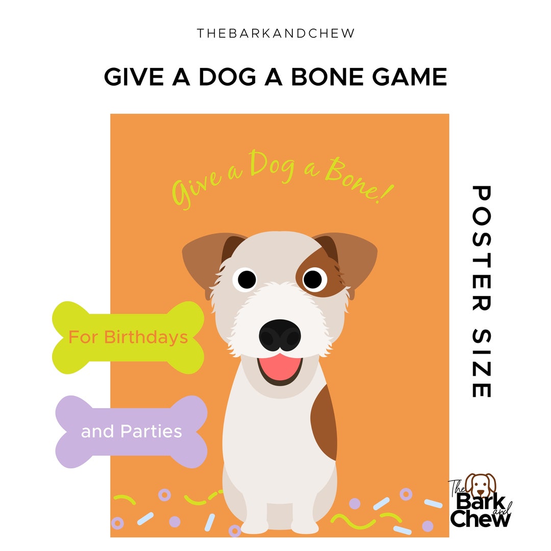 Give A Dog A Bone Game | Dog Party Game | Dog Birthday Party | Dogs ...