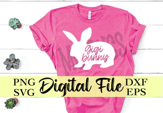 Home Decor Wall Decor Gigi Bunny PNG SVG Easter Gigi PNG Gigi Bunny Svg ...