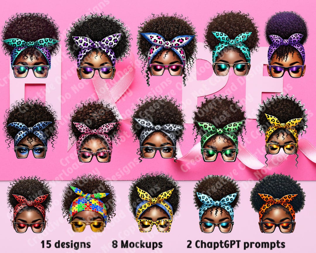 Editable October Women's Awareness Bundle for Crafters. Breast Cancer ...