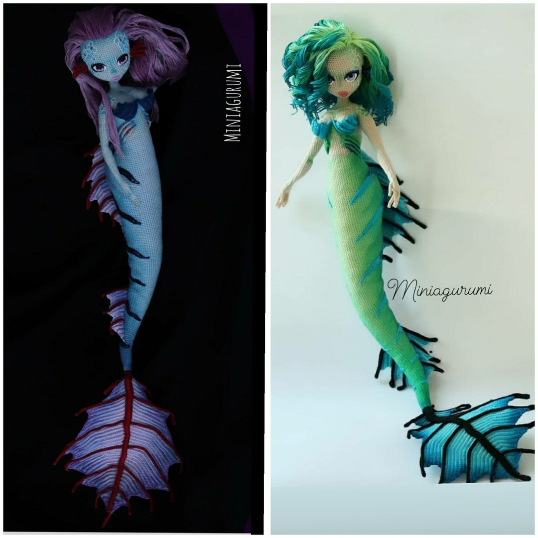 MERMAID DOLL PATTERN - Etsy