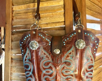 Cowboy boot purse | Etsy
